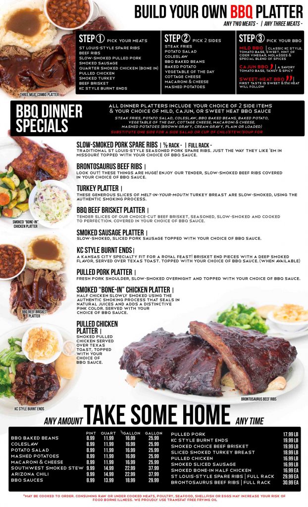 Arrowhead Menu » Amazing BBQ