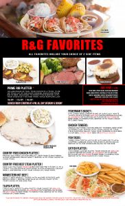 Arrowhead Menu » Amazing BBQ