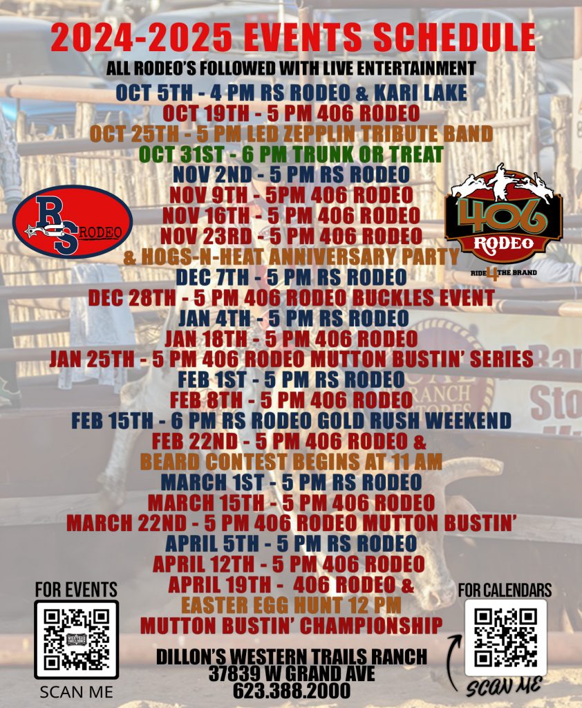 Western Trails Ranch Rodeo Calendar » Amazing BBQ